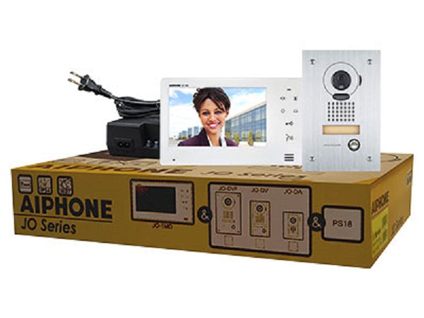 Aiphone JOS-1F JO Series 7" Touch Button Video Intercom Kit, Vandal Do ...