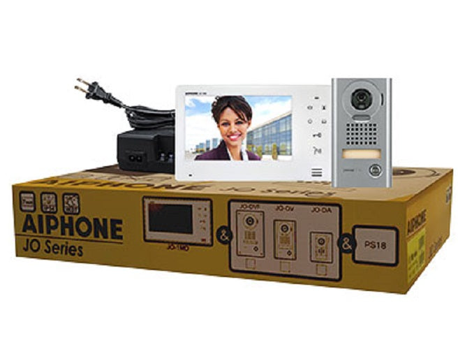 Aiphone JOS-1V JO Series 7" Touch Button Video Intercom Kit, Vandal Do ...