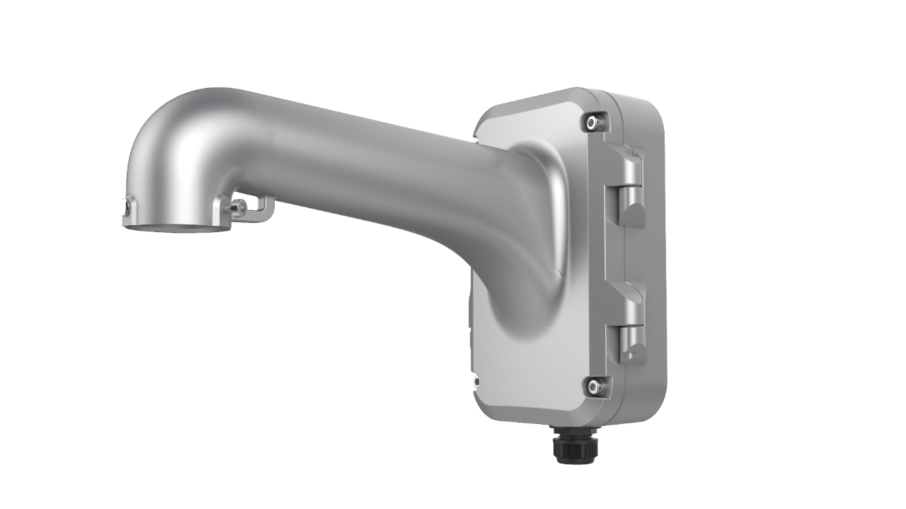 Hikvision DS-1604ZJ-P Grey Version Wall Mount Bracket with Junction Bo ...