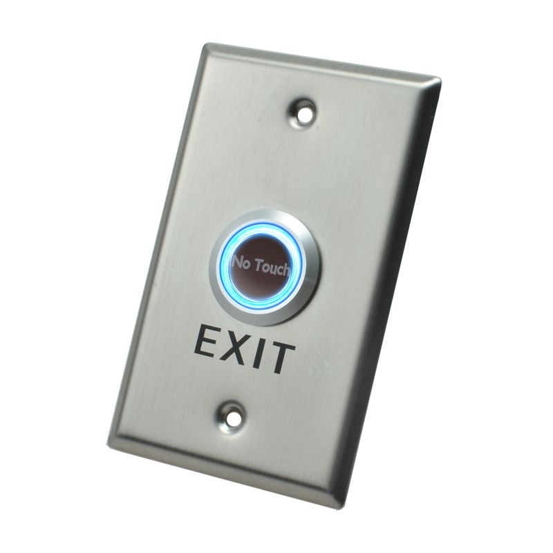 X2 Touchless Exit Button, Stainless Steel - Large, SPDT, 12VDC ...
