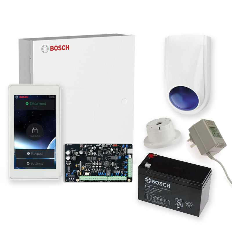 Bosch 3000 Series Alarm Kit with 7" TouchOne Code Pad - Base Kit ...