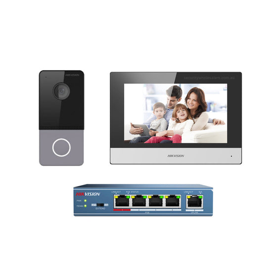 Hikvision Gen2 IP 1 Button Villa Intercom Kit for Homes – SecurityAustralia